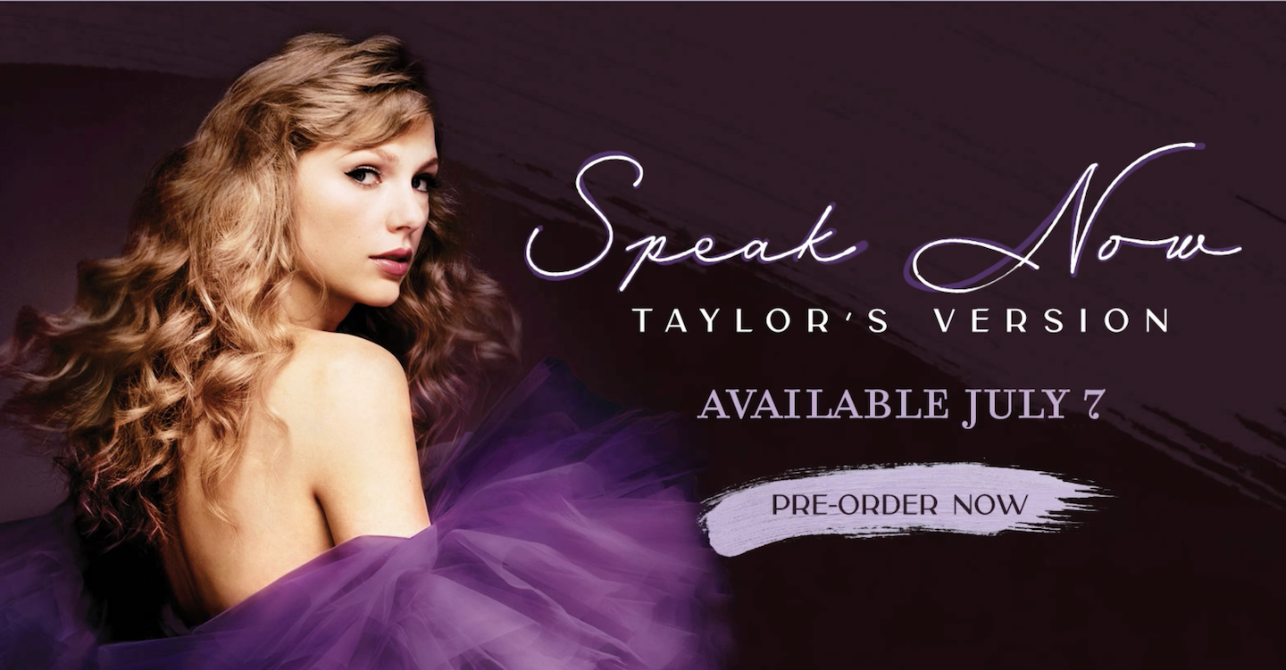 Taylor Swift Announces The Re-Release of Speak Now